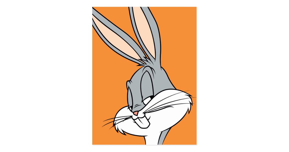 BUGS BUNNY™ Sideways Glance Postcard | Zazzle.com