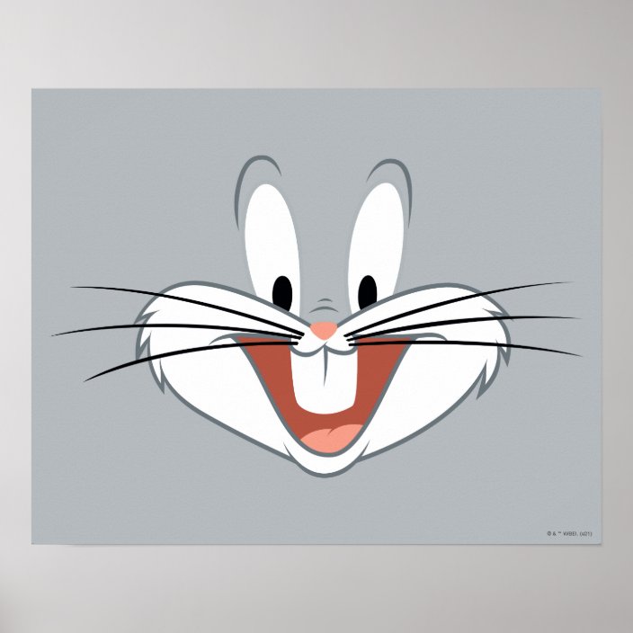 BUGS BUNNY™ Smile Poster | Zazzle.com