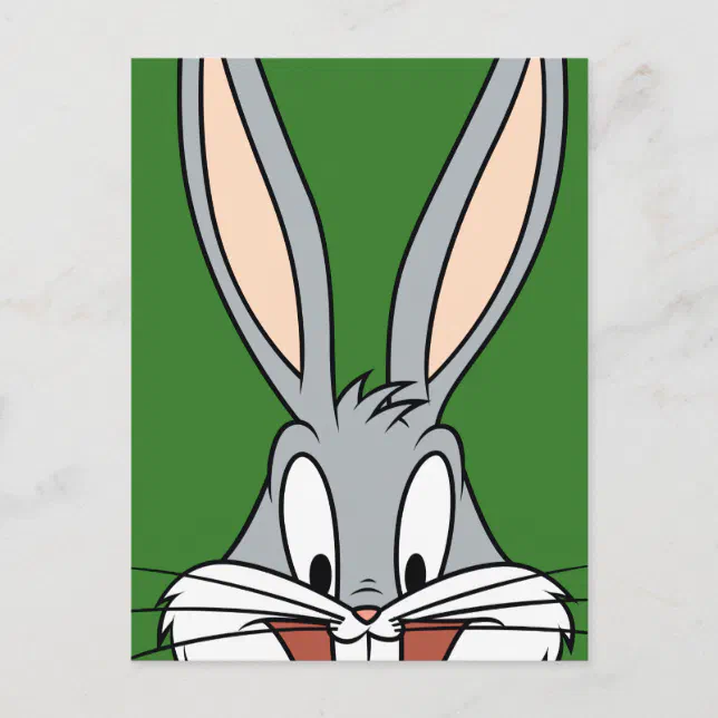 BUGS BUNNY™ Smiling Face Postcard | Zazzle