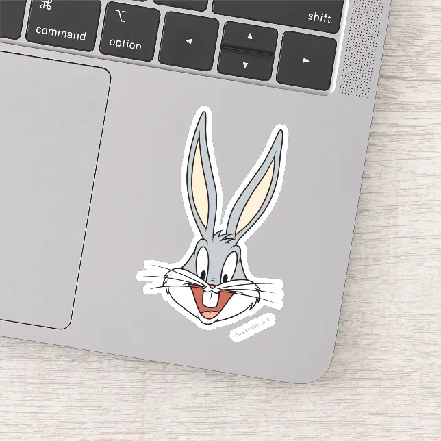 BUGS BUNNY™ Smiling Face Sticker | Zazzle