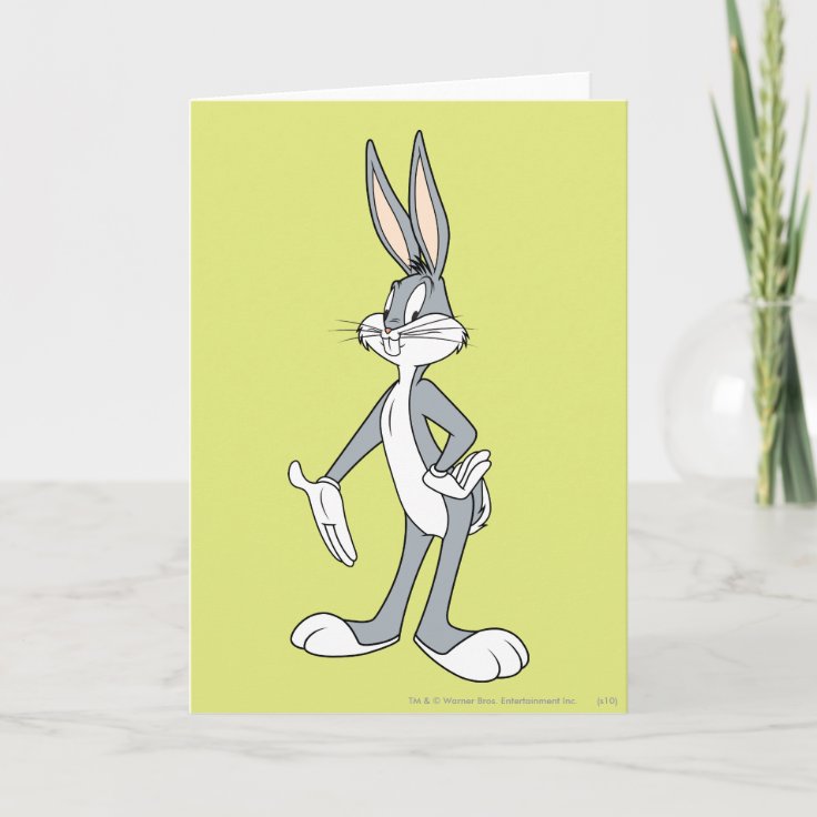 BUGS BUNNY™ Standing 3 Card | Zazzle