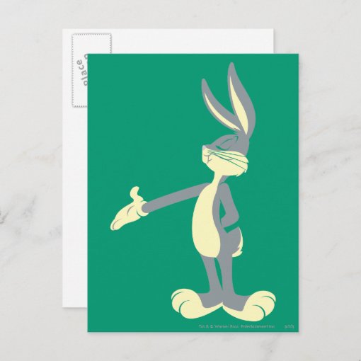 BUGS BUNNY™ Standing 5 Postcard | Zazzle