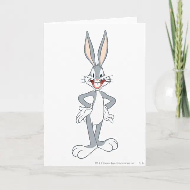 BUGS BUNNY™ Standing Card | Zazzle