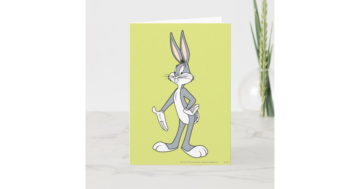 BUGS BUNNY™ Standing Card | Zazzle