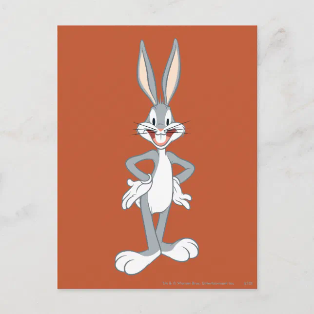 BUGS BUNNY™ Standing Postcard | Zazzle