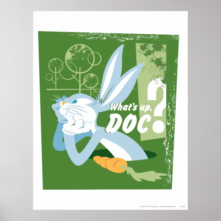 BUGS BUNNY™ What's Up, Doc? Poster | Zazzle