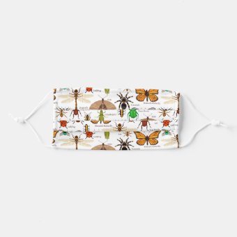 Bugs & Insects Adult Cloth Face Mask | Zazzle