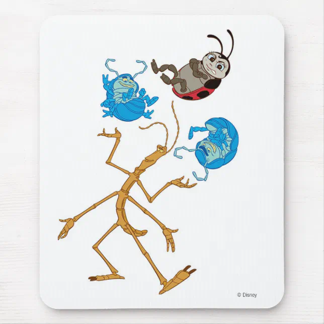 Bug's Life Circus Troupe Bugs Disney Mouse Pad | Zazzle