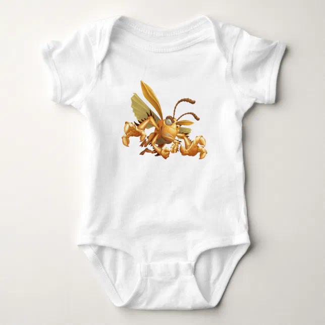 Bug's Life Hopper evil grasshopper flying grabbing Baby Bodysuit | Zazzle