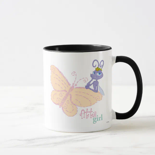 Bug's Life Princess Atta "atta girl" butterfly Mug | Zazzle