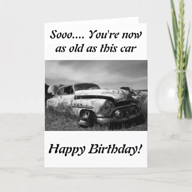 Buick Classic Car Greeting Card | Zazzle