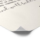 Build this love from the ground up wedding anniver poster | Zazzle