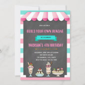 Build your own sundae party invitation | Zazzle