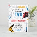 Builder Birthday Invitation, Handyman Invitation | Zazzle