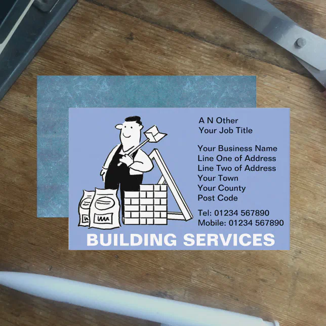 Builders & Building Services Business Card | Zazzle