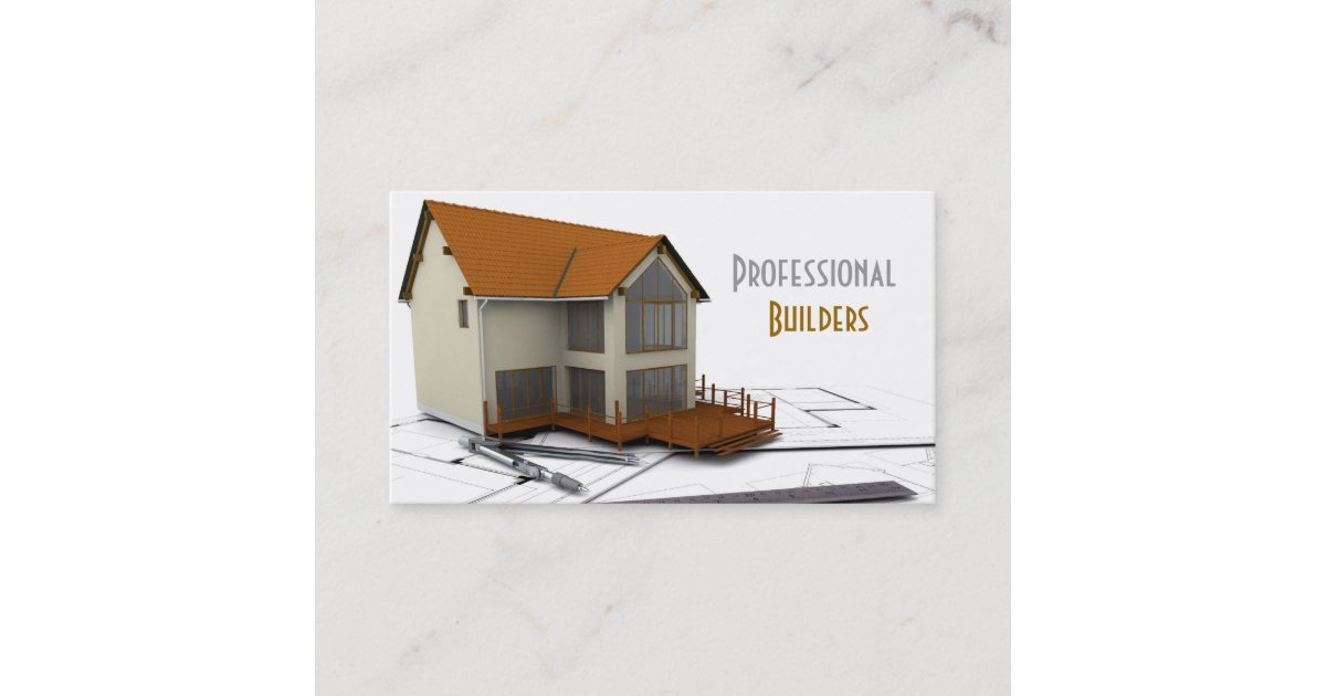 Builders/Construction Business Card | Zazzle