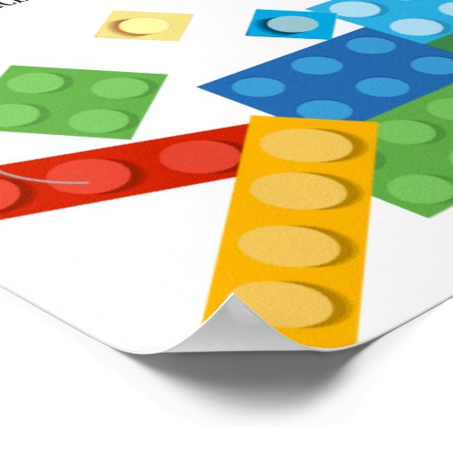 building blocks, block, toy brick welcome sign | Zazzle