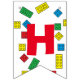 "Building Blocks" Bunting Banner | Zazzle