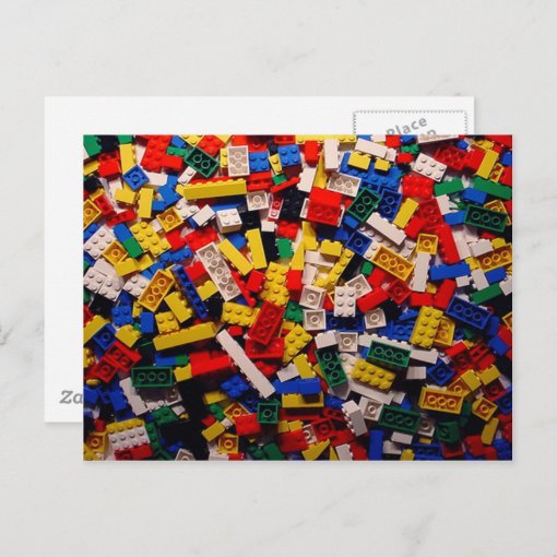 Building Blocks Postcard | Zazzle