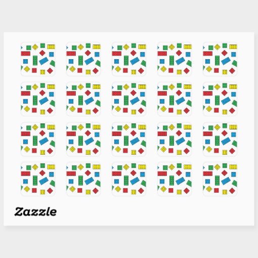 "Building Blocks" Stickers | Zazzle