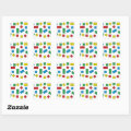 "Building Blocks" Stickers | Zazzle