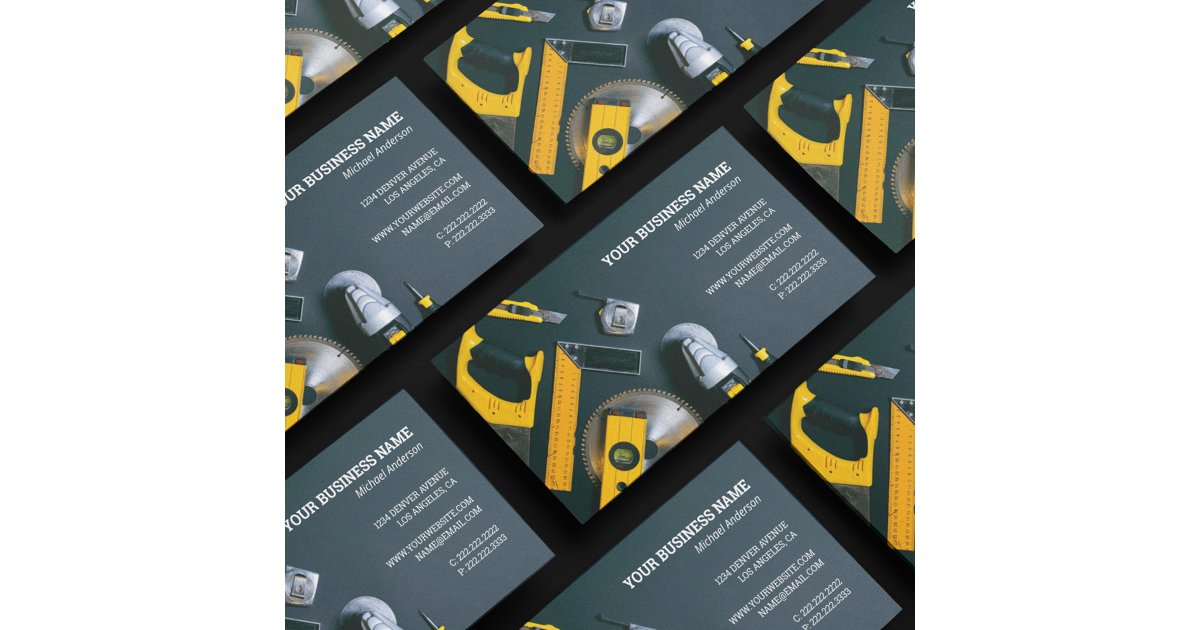 Building Construction Service Business Card | Zazzle