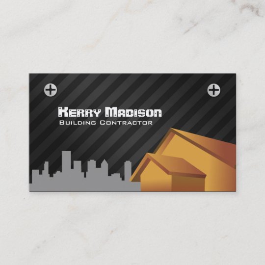Building Contractor Business Cards | Zazzle.com