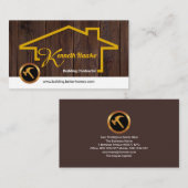 Building Frame Timber Grain Texture Construction Business Card | Zazzle