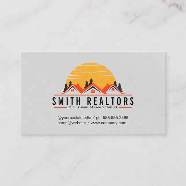 Building Management | Real Estate | Homes Business Card | Zazzle