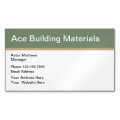 Building Materials Supplier Business Card Magnet | Zazzle