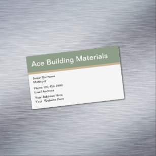 Building Materials Business Cards - Business Card Printing | Zazzle