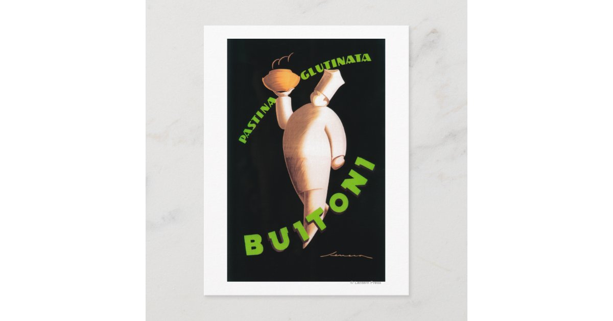 Buitoni Pasta Promotional Poster Postcard | Zazzle