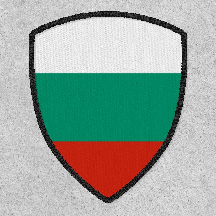 Bulgarian Flag, Flag of Bulgaria Patch | Zazzle.com