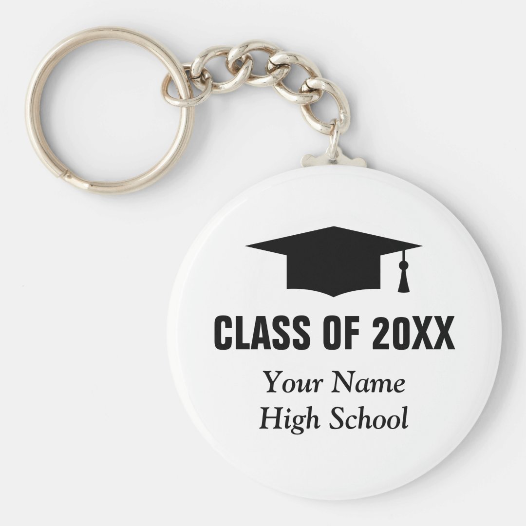 Bulk gifts for students Graduation class keychains | Zazzle