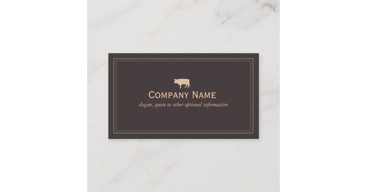 Bull Business Card | Zazzle