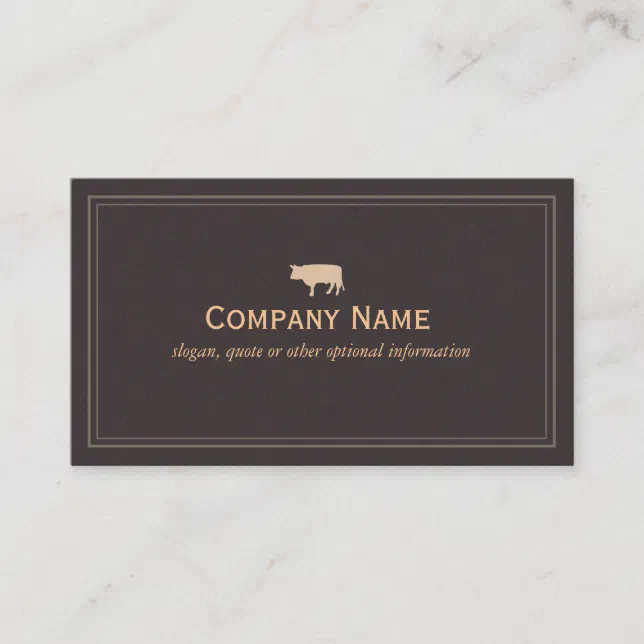 Bull Business Card | Zazzle