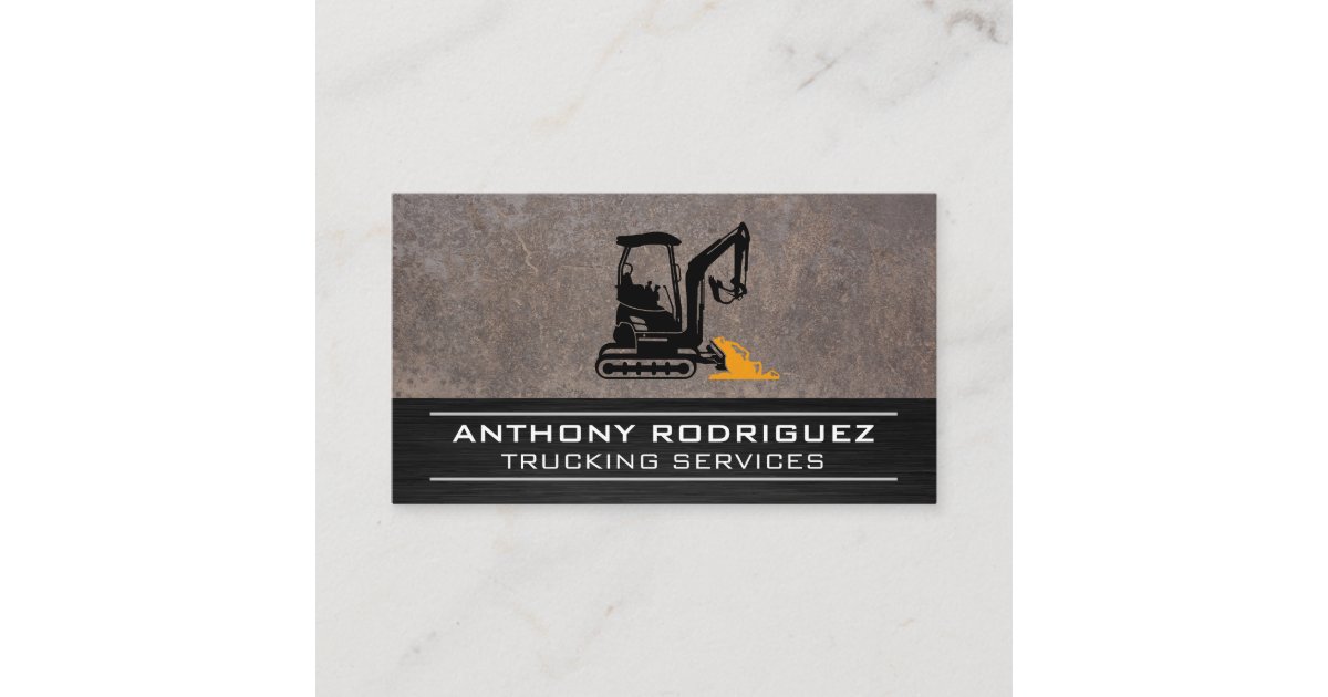 Bull Dozer | Construction Vehicle Business Card | Zazzle