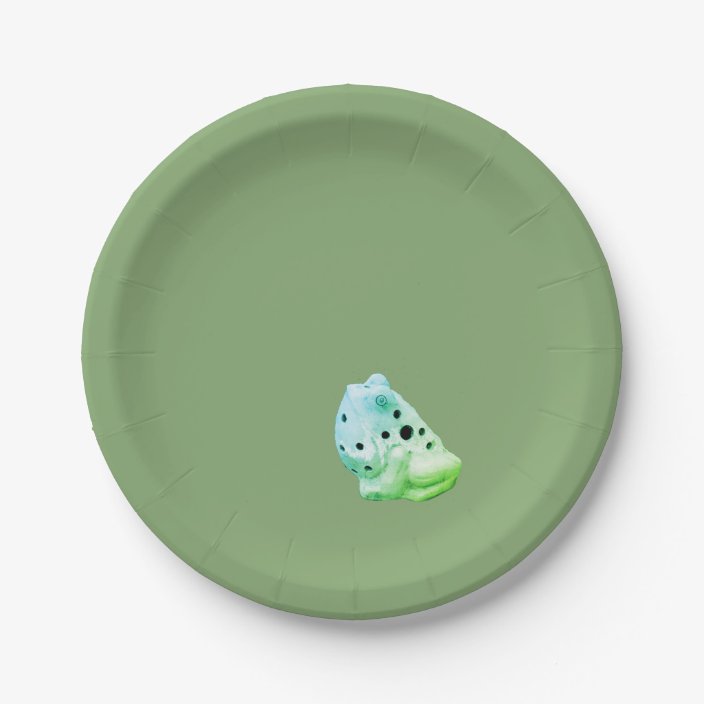 BULL FROG - PAPER PLATE | Zazzle.com