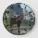 Bull Moose Large Clock | Zazzle
