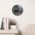 Bull Moose Large Clock | Zazzle