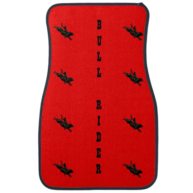 Bull Rider Car/Truck Floor Mats | Zazzle