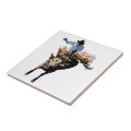 Bull Rider Ceramic Tile | Zazzle