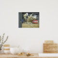 Bull Riding Action Poster | Zazzle