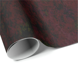 Bull Skull Western Country Red Brown Old Rustic Wrapping Paper | Zazzle