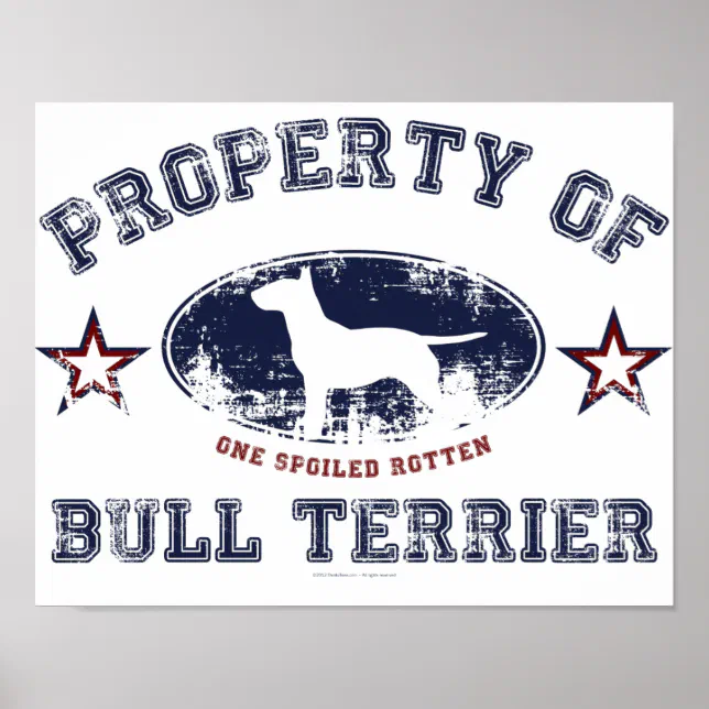 Bull Terrier Poster | Zazzle