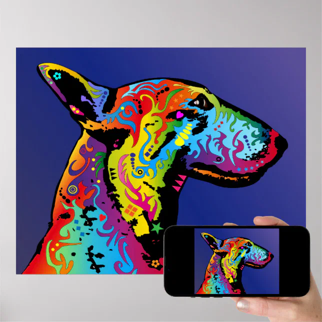Bull Terrier Poster | Zazzle