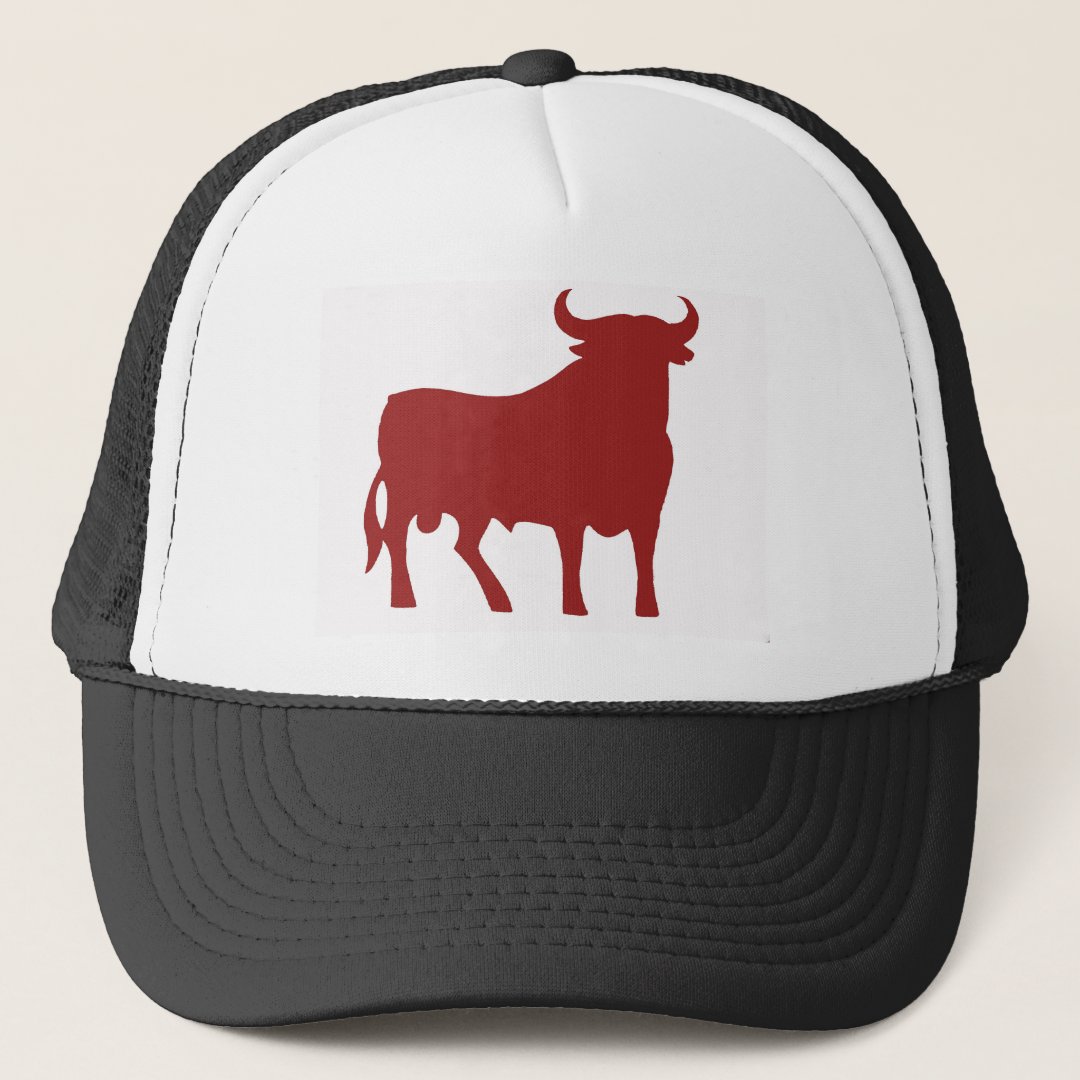 Bull Trucker Hat | Zazzle