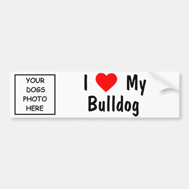 Bulldog Bumper Sticker | Zazzle