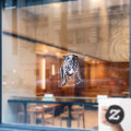 Bulldog Decal Bulldog Art Window Cling Personalize | Zazzle