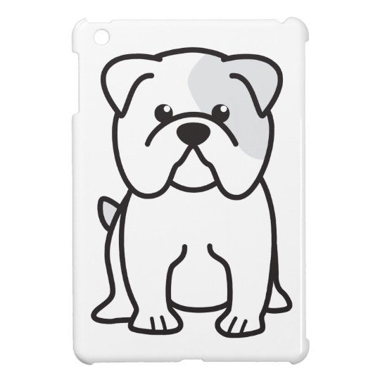 Bulldog Dog Cartoon Case For The iPad Mini | Zazzle.com